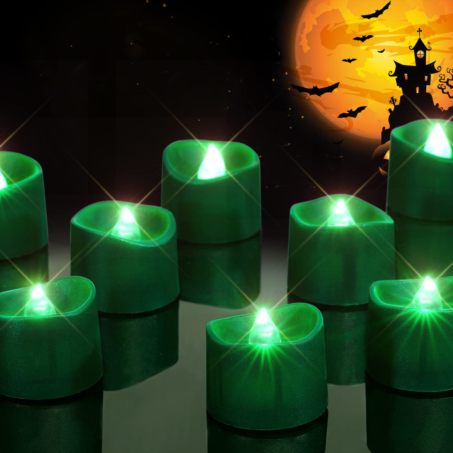 LED Tea Lights | Flameless Candles | Battery operated Tea Lights with ...
